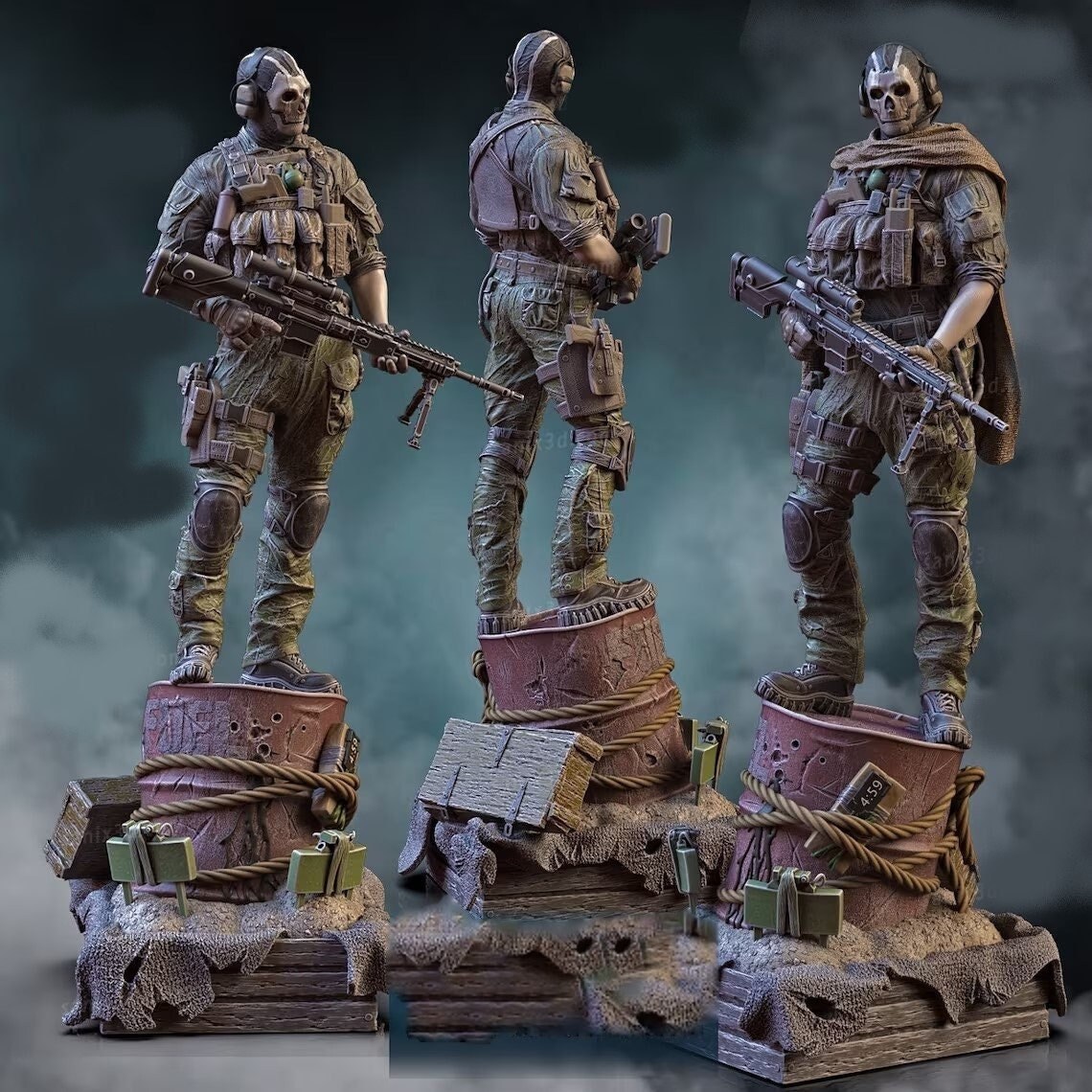 Ghost COD High Quality STL Files for 3D Printers - Etsy Portugal