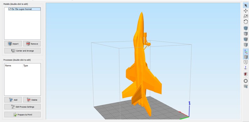 Boeing F/A-18E/F Super Hornet Fighter Aircraft 3D Print Stl File High ...