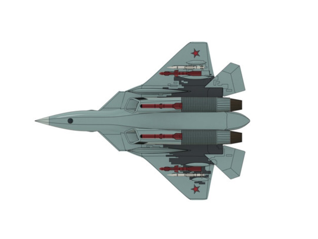Sukhoi Su-57 3D Print Stl Files High Quality - Etsy Israel