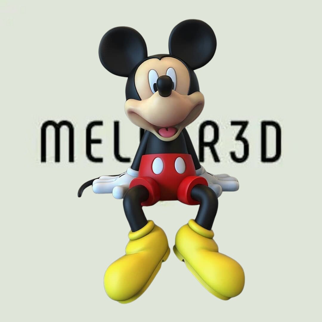 Mickey Mouse 3D Print Stl Files High Quality - Etsy