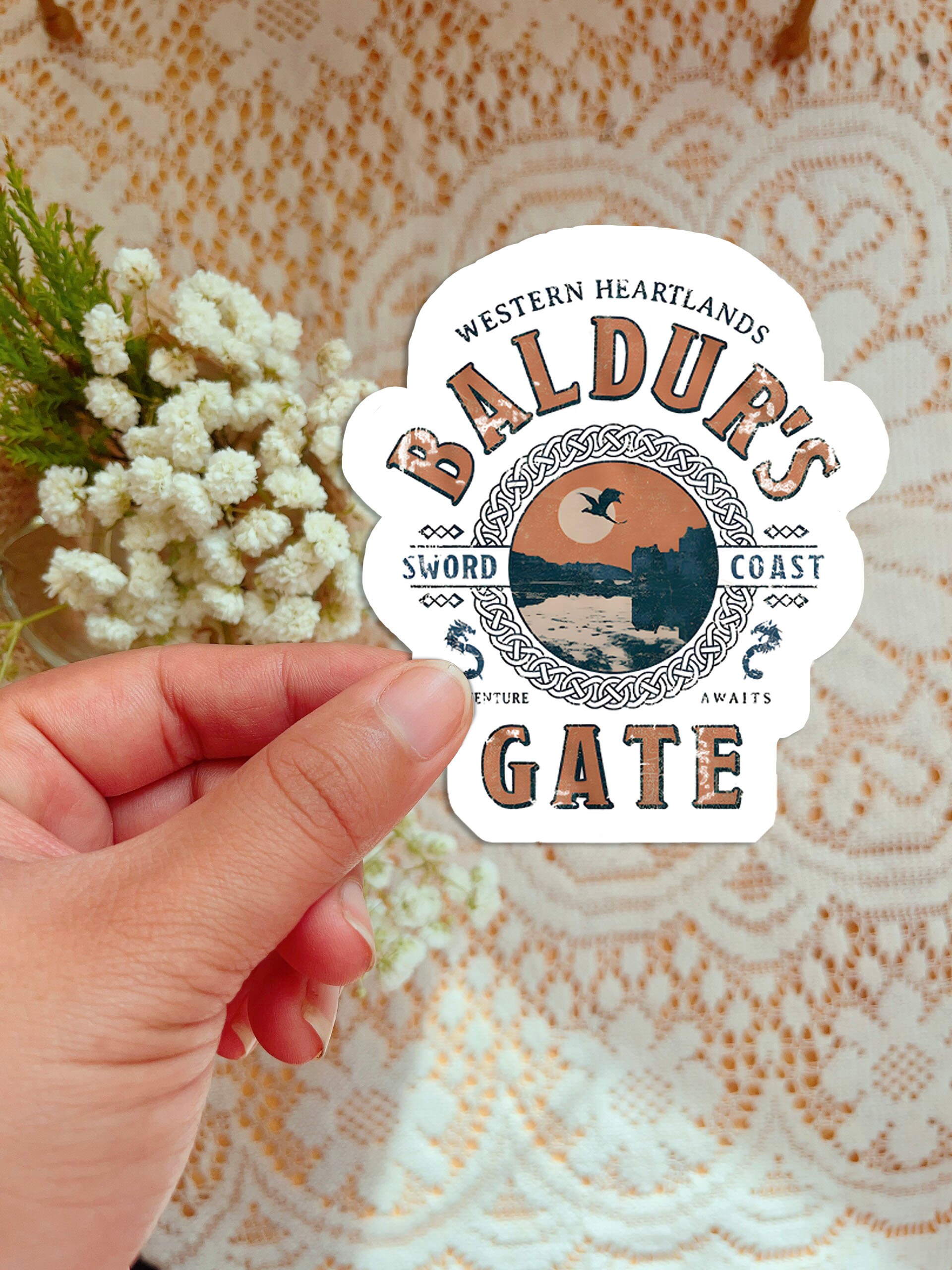 Baldurs Gate Logo Sticker/ Baldur's Gate 3 Sticker/ - Etsy Australia