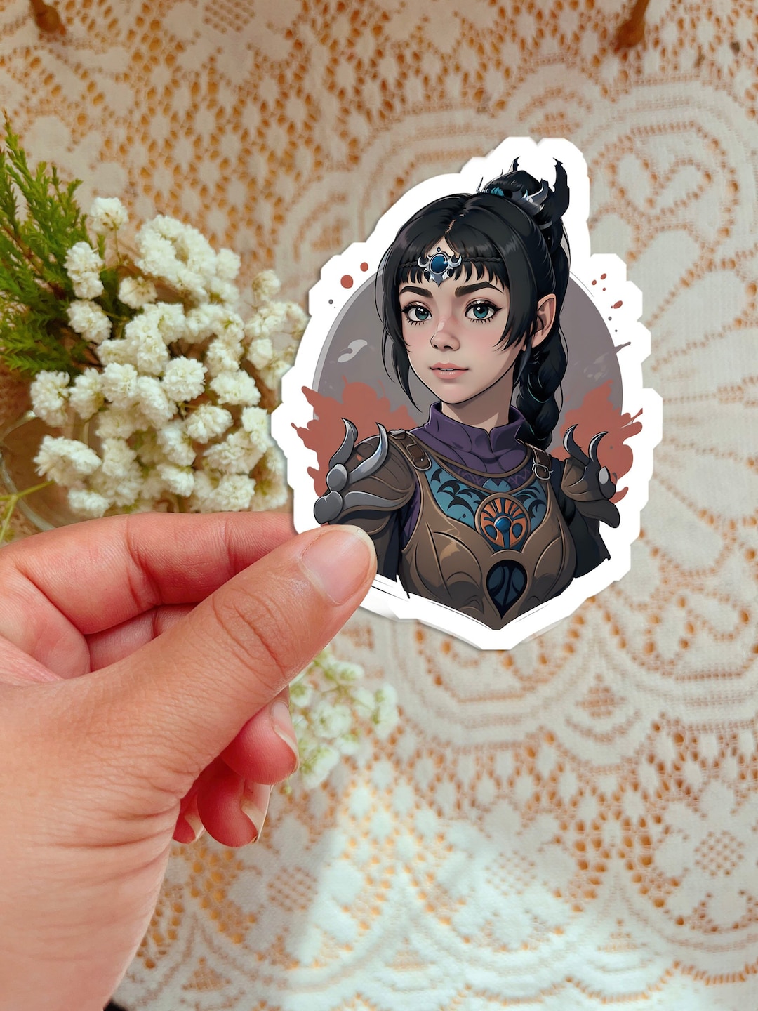 Shadowheart Baldur's Gate 3 Sticker/ Baldur's Gate 3 - Etsy UK