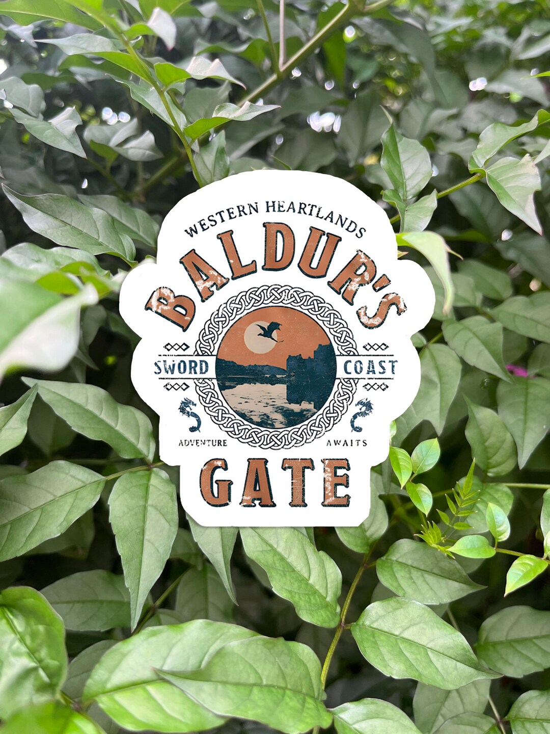 Baldurs Gate Logo Sticker/ Baldur's Gate 3 Sticker/ - Etsy Australia