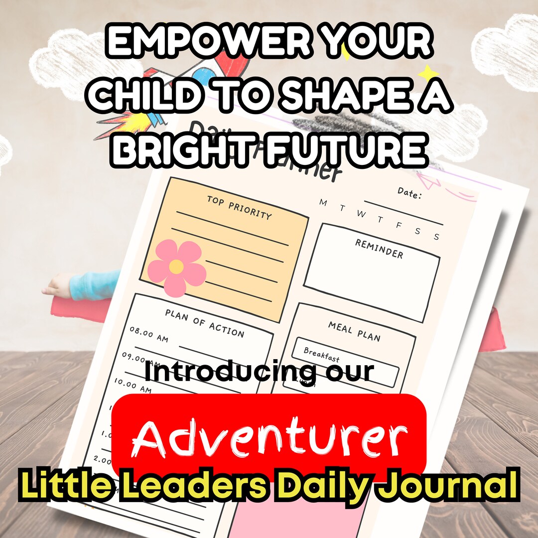 Kids Daily Journal Printable Adventurer Kids Daily - Etsy