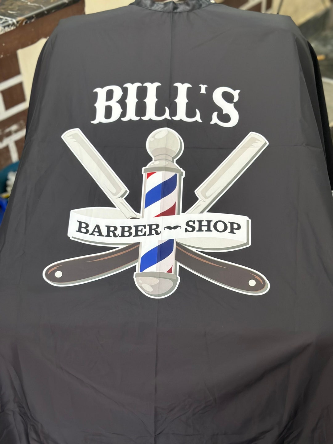 Custom Printed Barbershop Capes- Adult Hair Cutting Capes-hair Salon ...