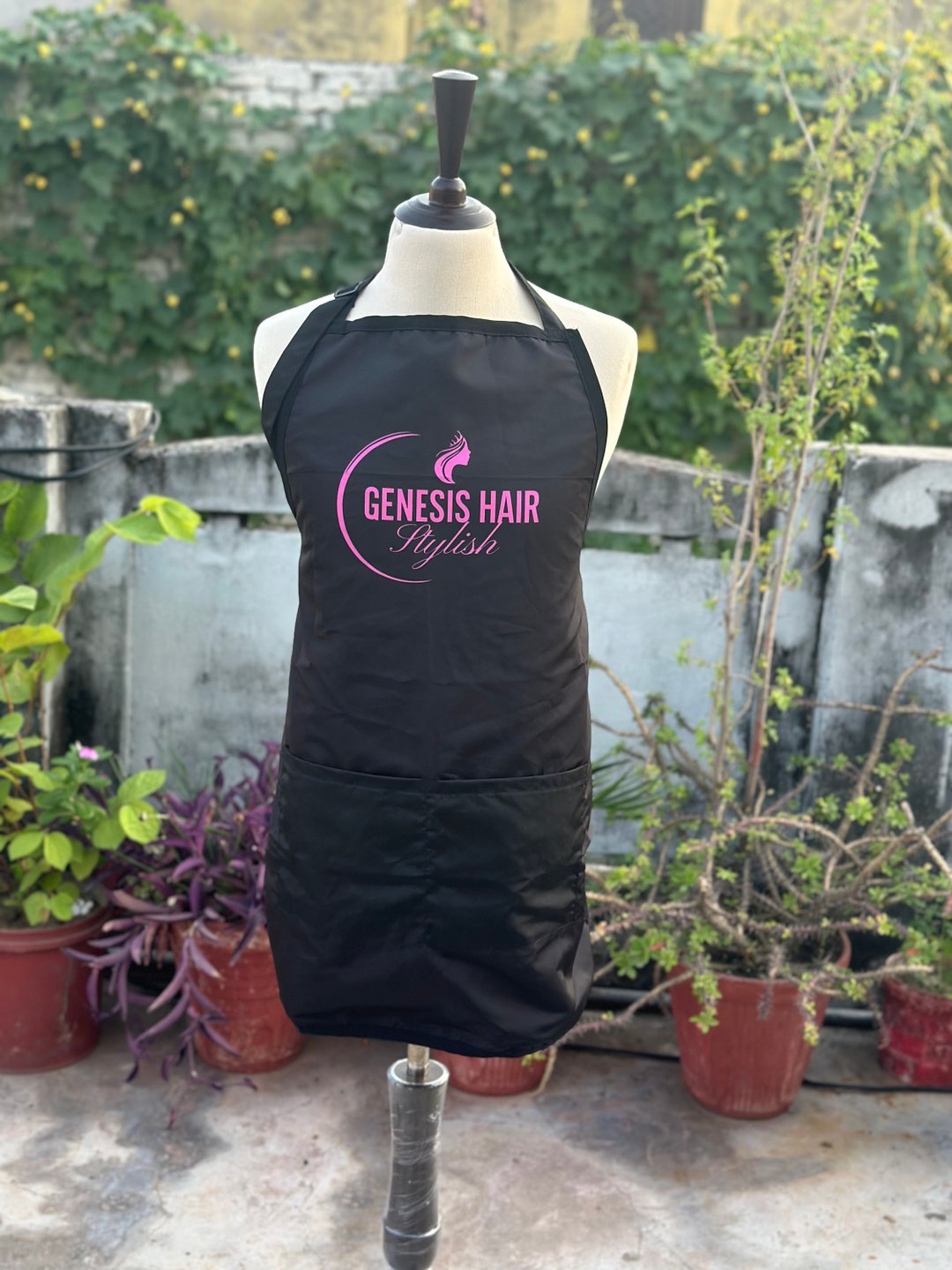Custom Salon & Kitchen Apron-embroidered Apron With Name or Logo ...