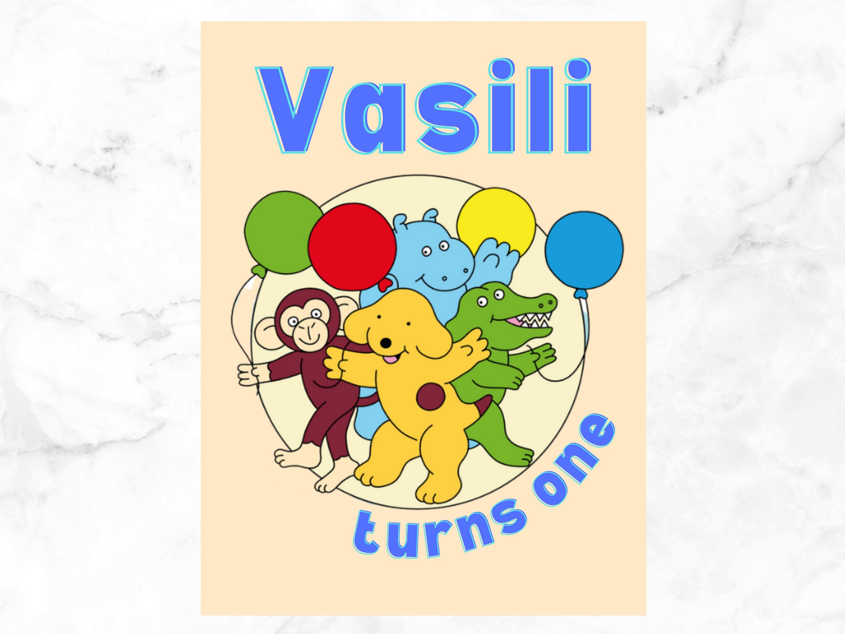 Spot & Friends Birthday Poster - Etsy