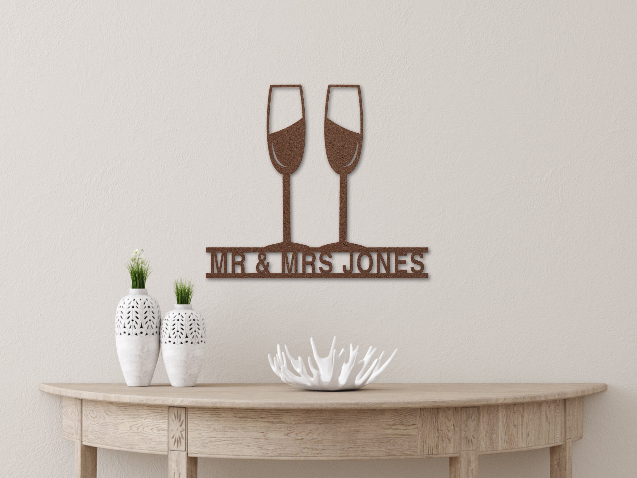 Personalized Die Cut Metal Sign, Personalized Housewarming Gift, Custom ...
