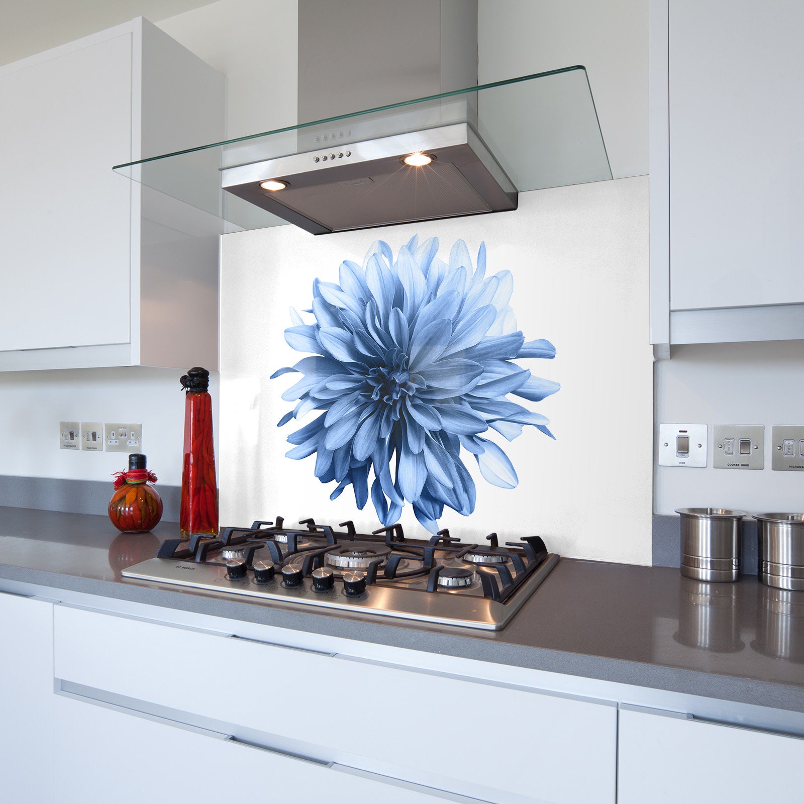 Kitchen Glass Splashback Toughened Cooker Panel - Etsy UK