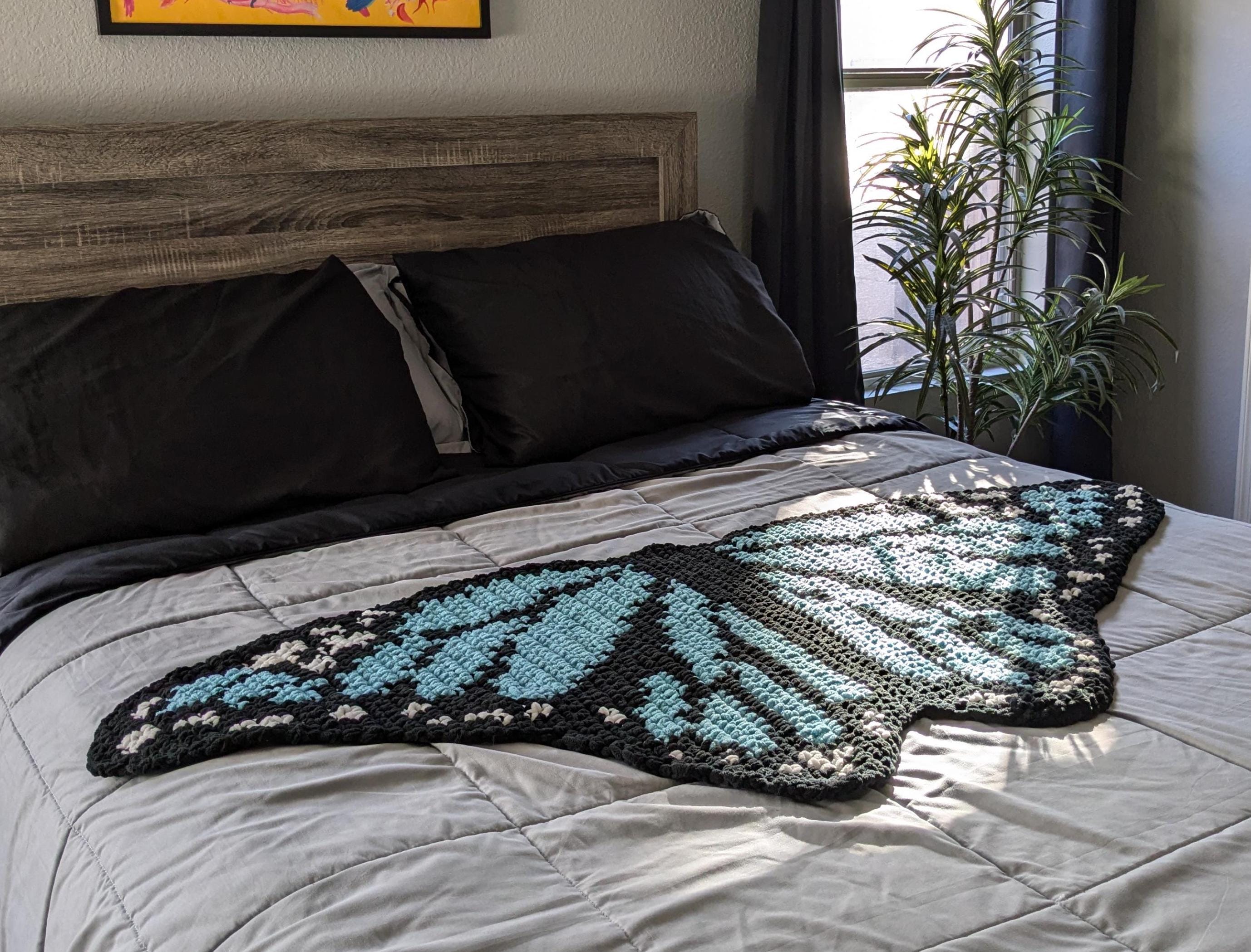 Monarch Butterfly Blanket PDF Crochet Pattern (pillow Instructions ...