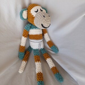 LOW SEW Mr. Monkeypants PDF Crochet Pattern - Etsy