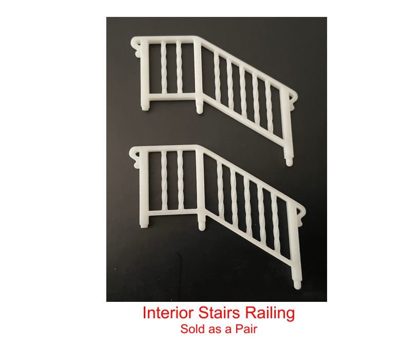 Marx Split-Level Dollhouse: Interior Railings