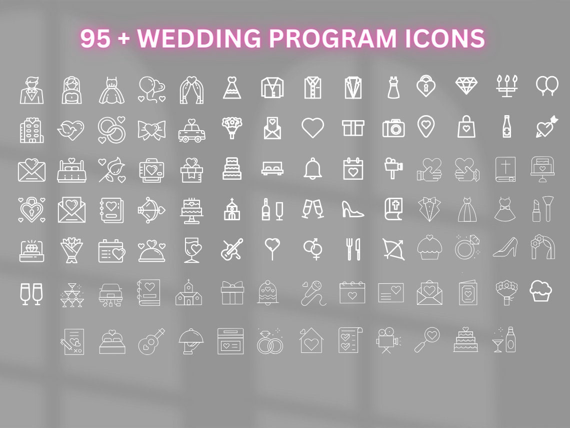 Infographic Wedding Program Template, Editable Reception Program, Funny Wedding Program ...
