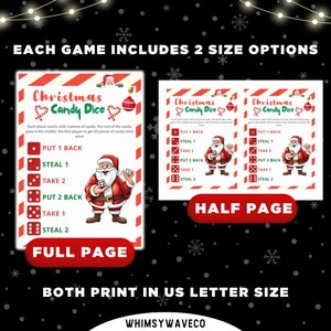 12 Christmas Game Bundle, Printable Family Games, Virtual Party Games ...