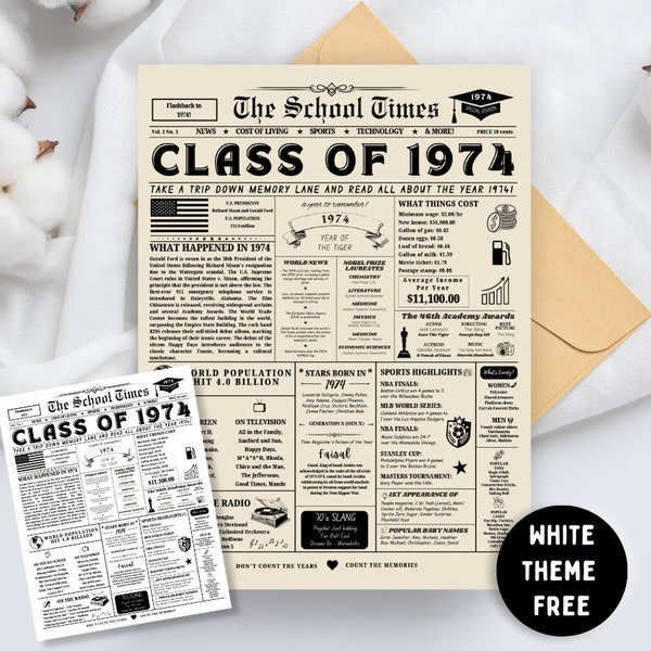 Class of 1974 - Etsy