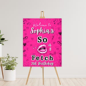 Any Age Mean Girls Birthday Party Sign , Mean Girls Welcome Poster ...