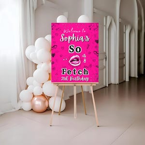 Any Age Mean Girls Birthday Party Sign , Mean Girls Welcome Poster ...