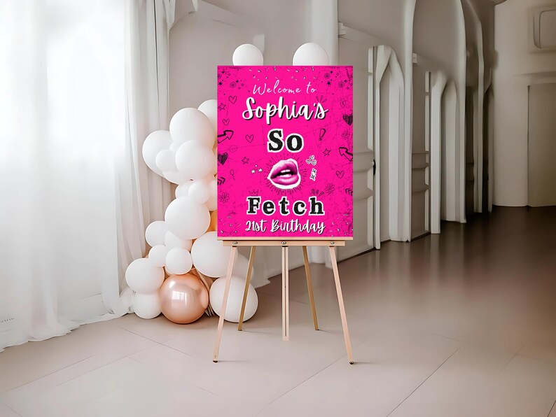 Any Age Mean Girls Birthday Party Sign , Mean Girls Welcome Poster ...