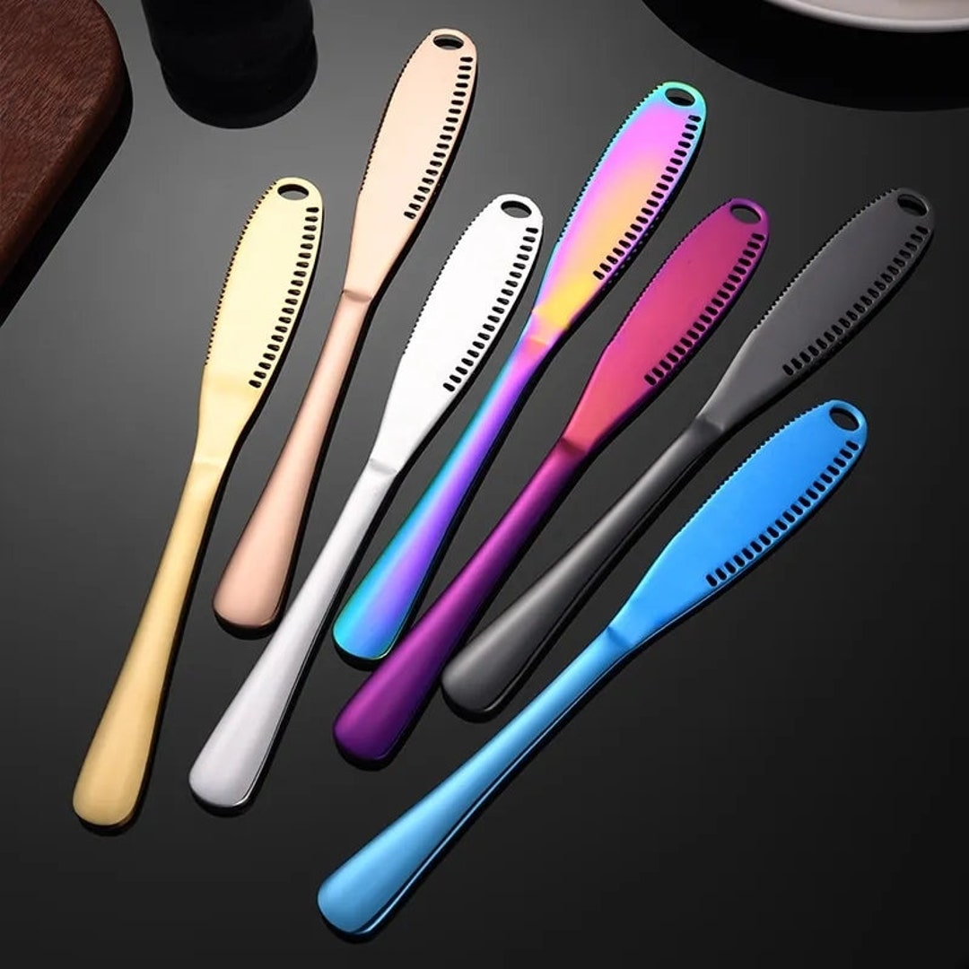 Butter Scraper & Spreader Knife Easily Spread Real Butter - Etsy