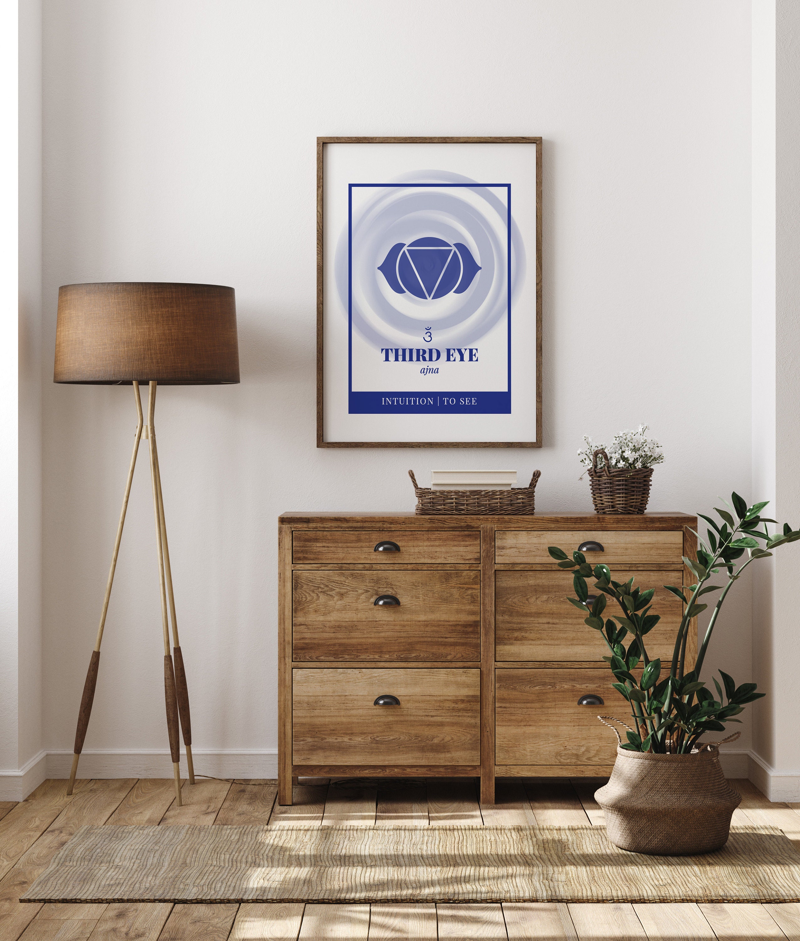 Chakra Third Eye Poster, Chakra Poster, Spiritual Poster, Ajna Poster ...