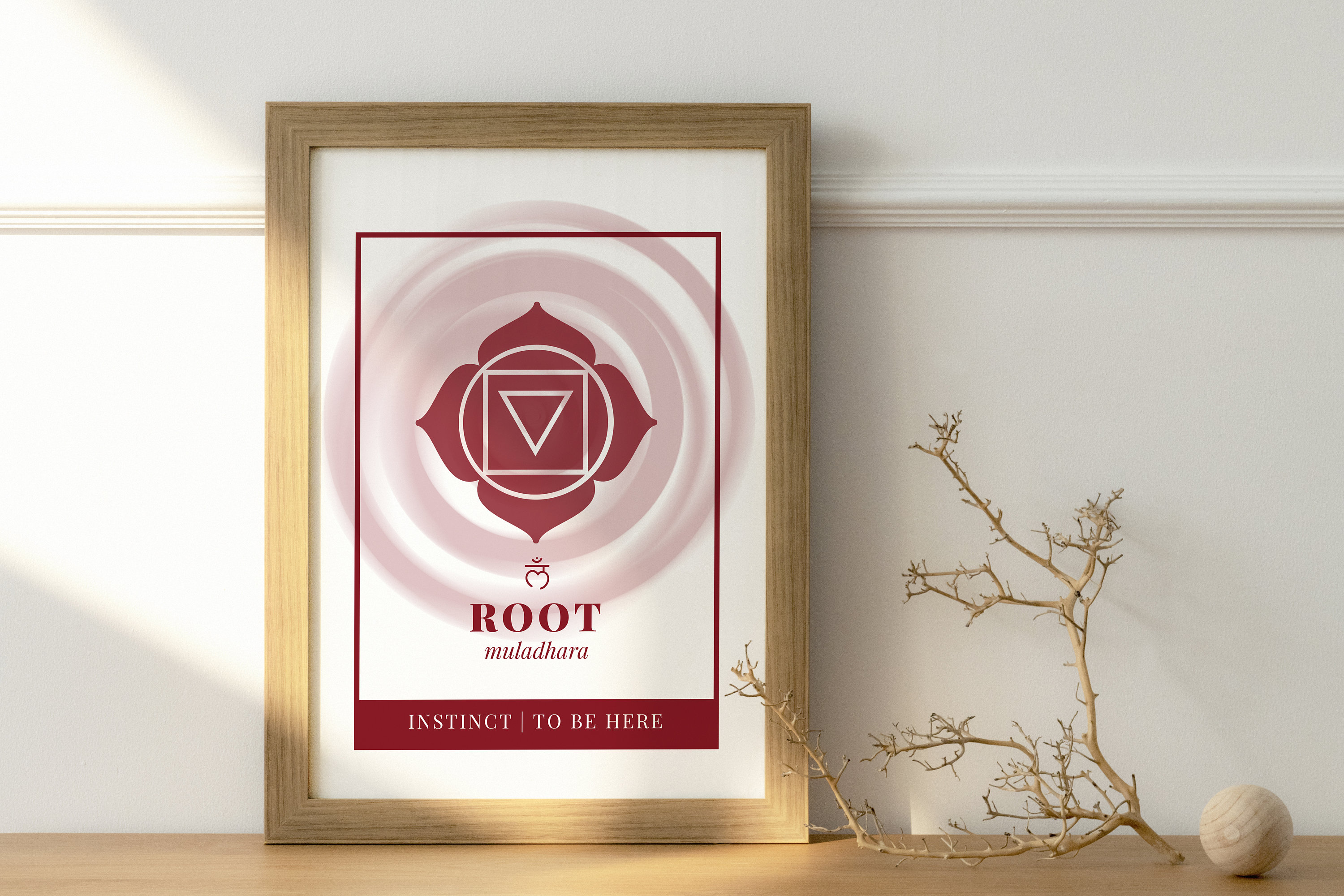Chakra Root Poster, Chakra Poster, Spiritual Poster, Muladhara Poster ...
