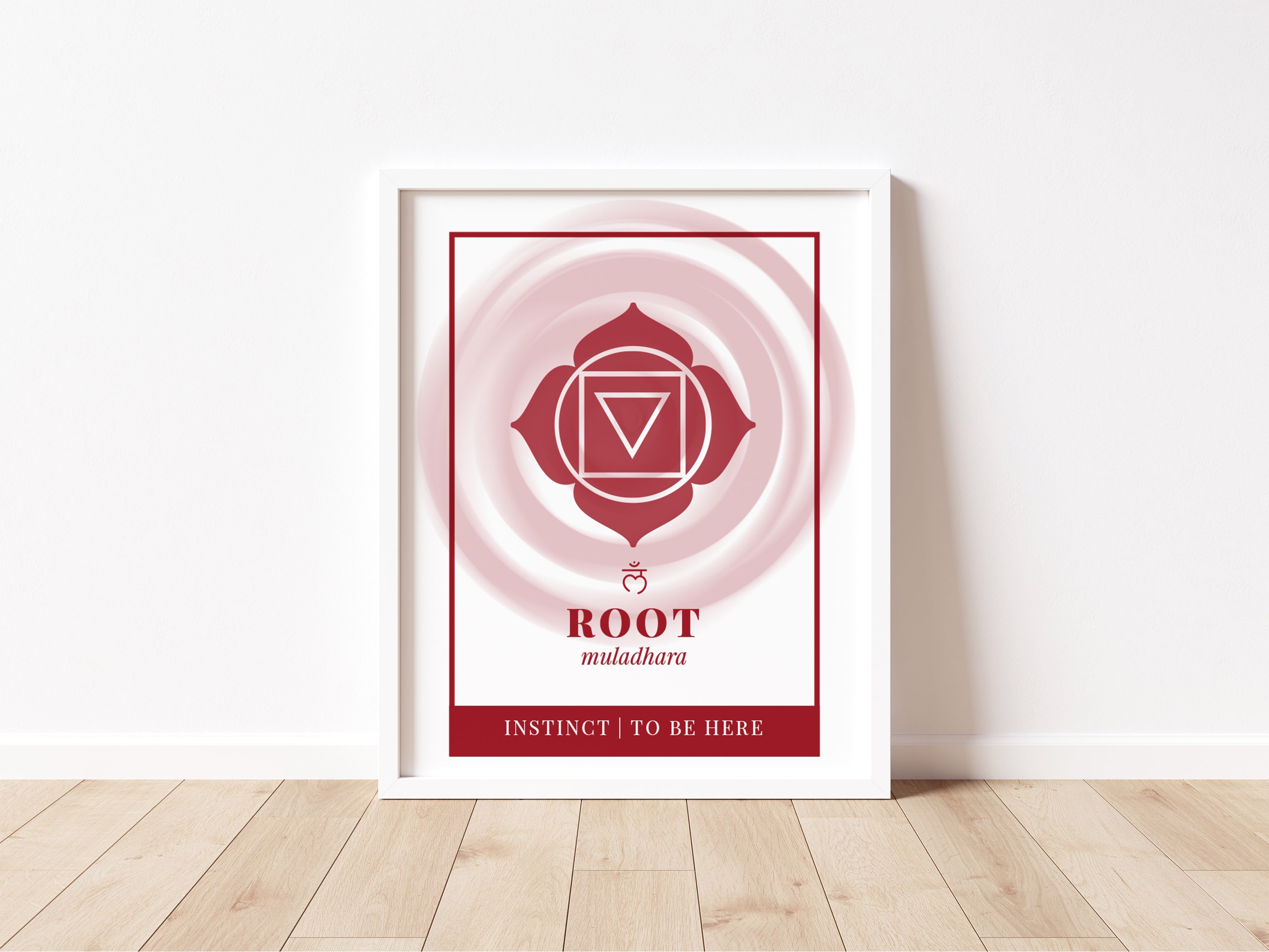 Chakra Root Poster, Chakra Poster, Spiritual Poster, Muladhara Poster ...