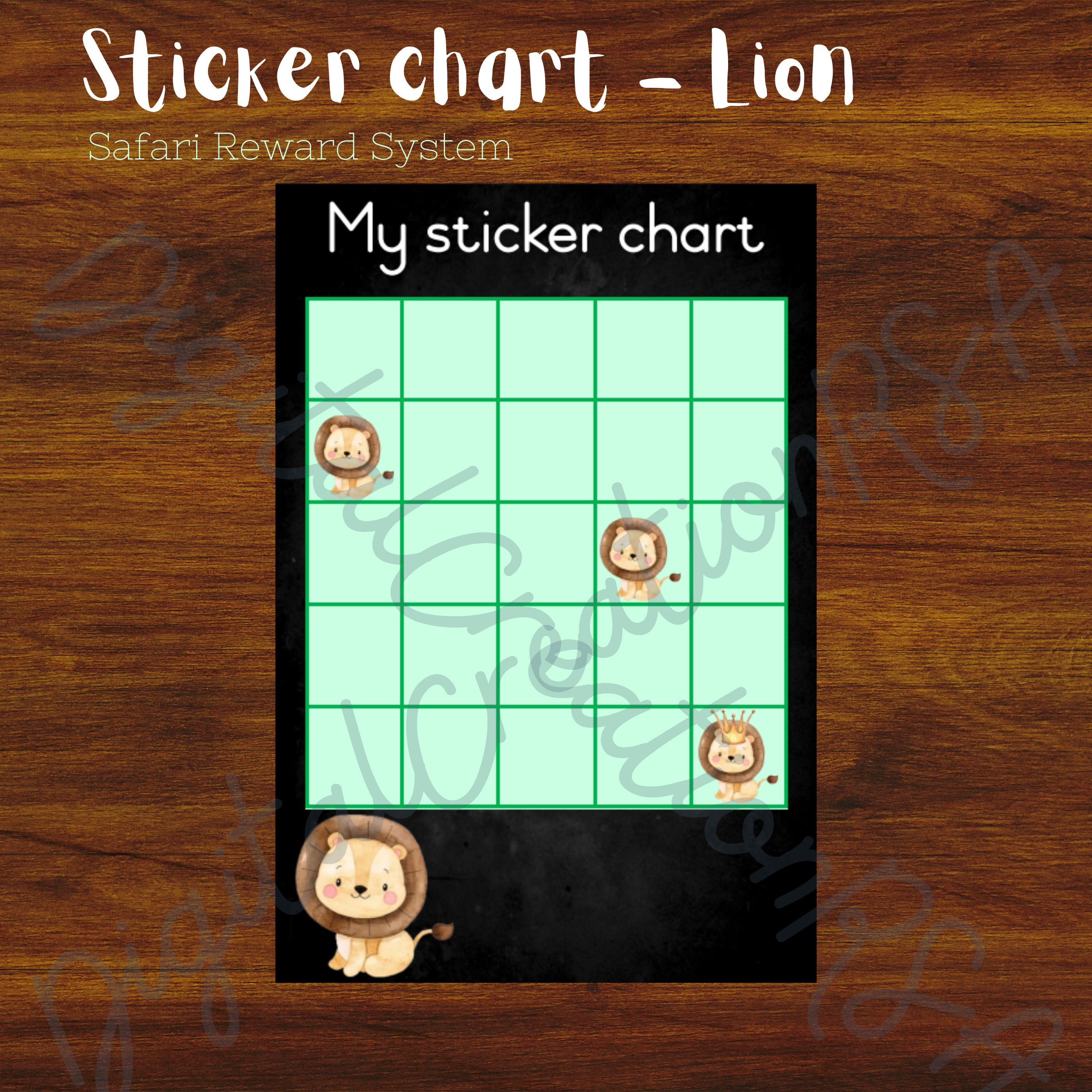 Sticker Chart Reward System - Etsy Canada