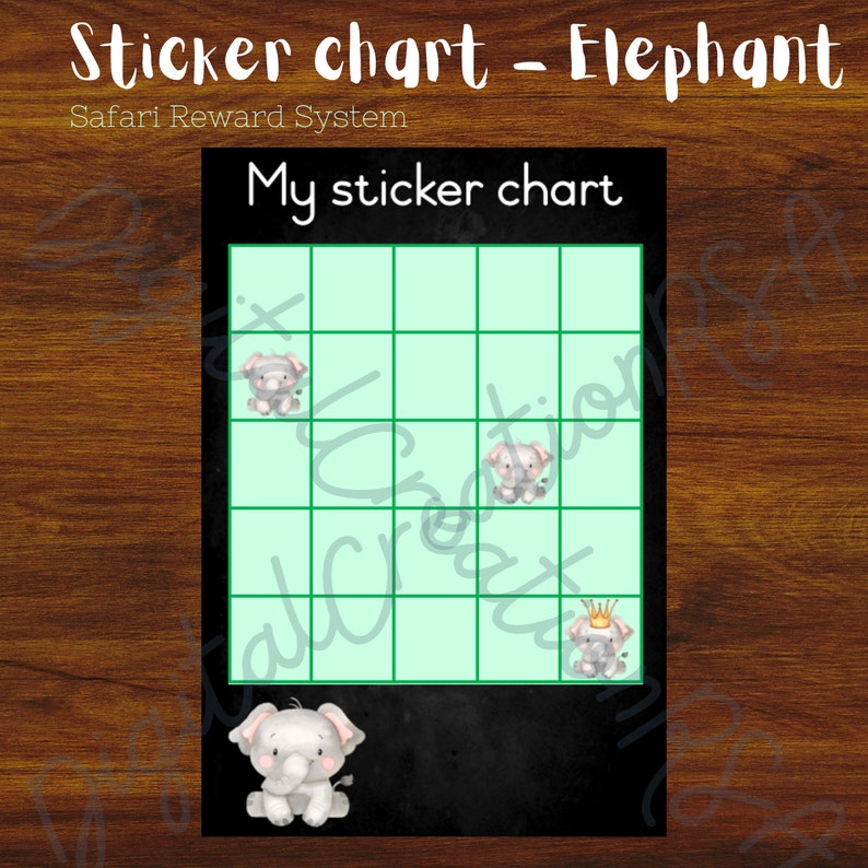 Sticker Chart Reward System - Etsy