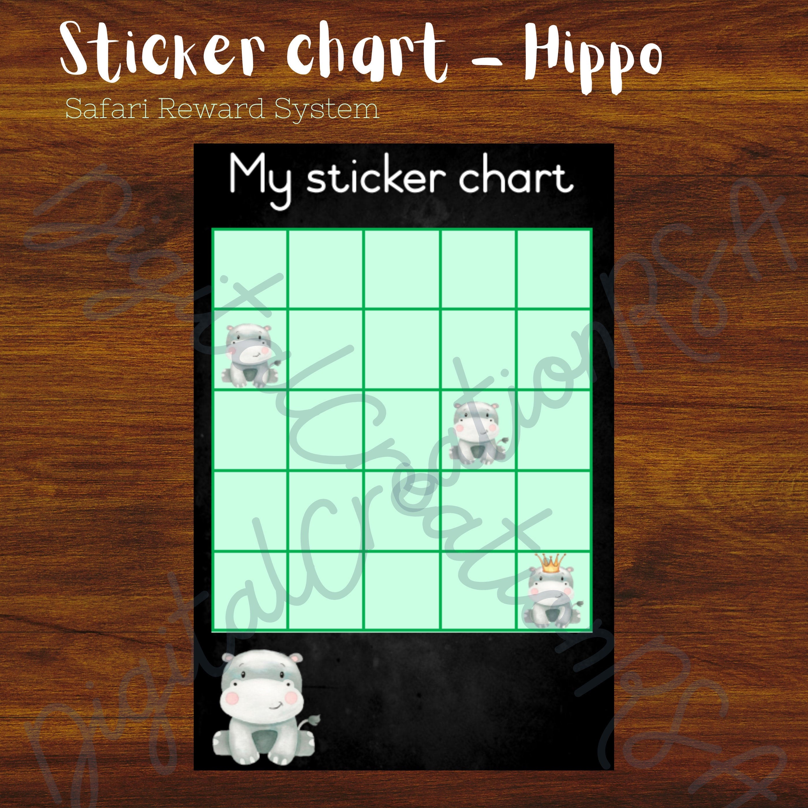 Sticker Chart Reward System - Etsy