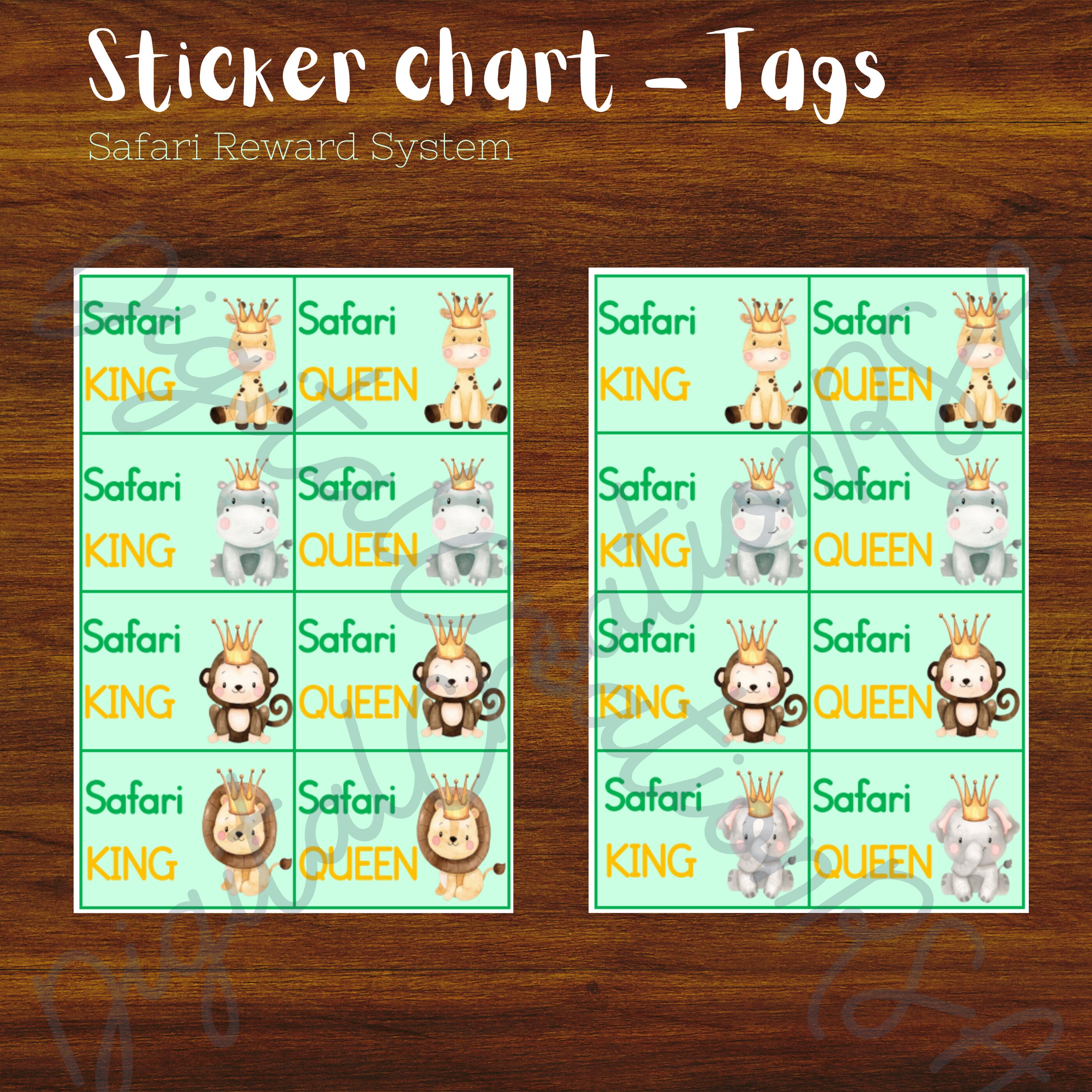 Sticker Chart Reward System - Etsy Canada