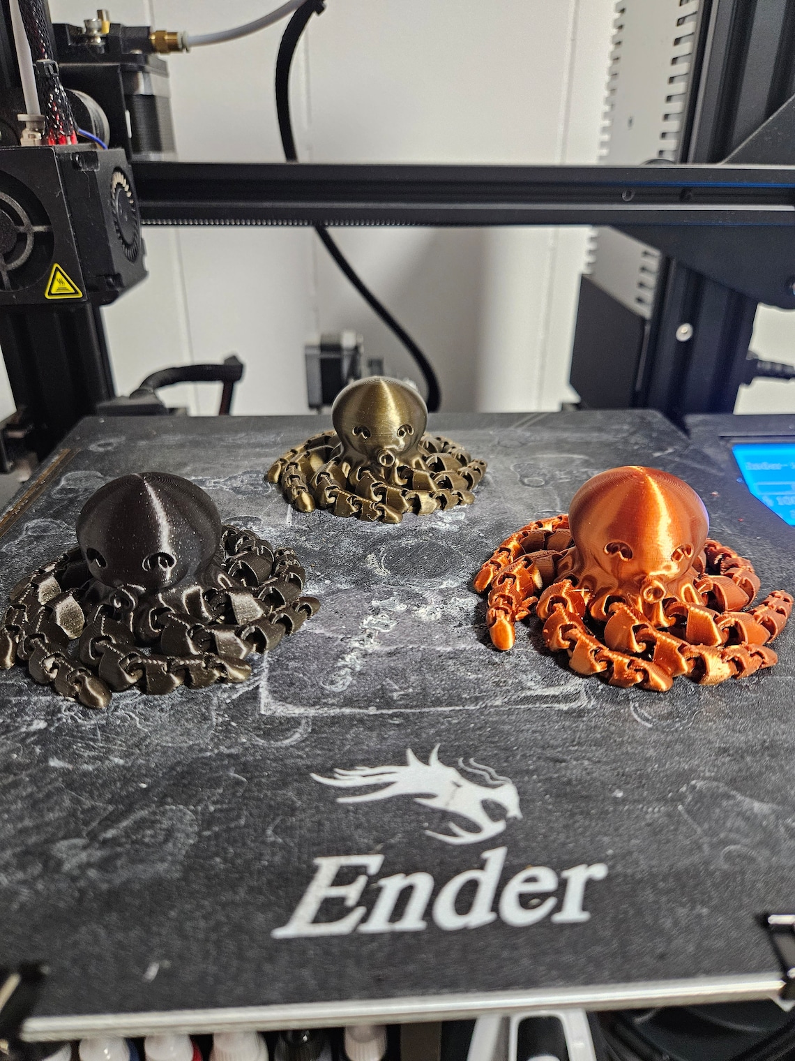 3D Printed Articulated Movable Octopus - Etsy