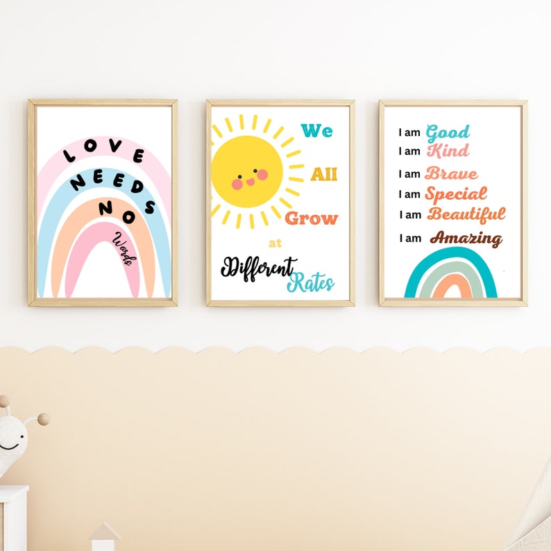 SPED Calm Down Posters 10 Mindfulness Signs Calm Corner - Etsy