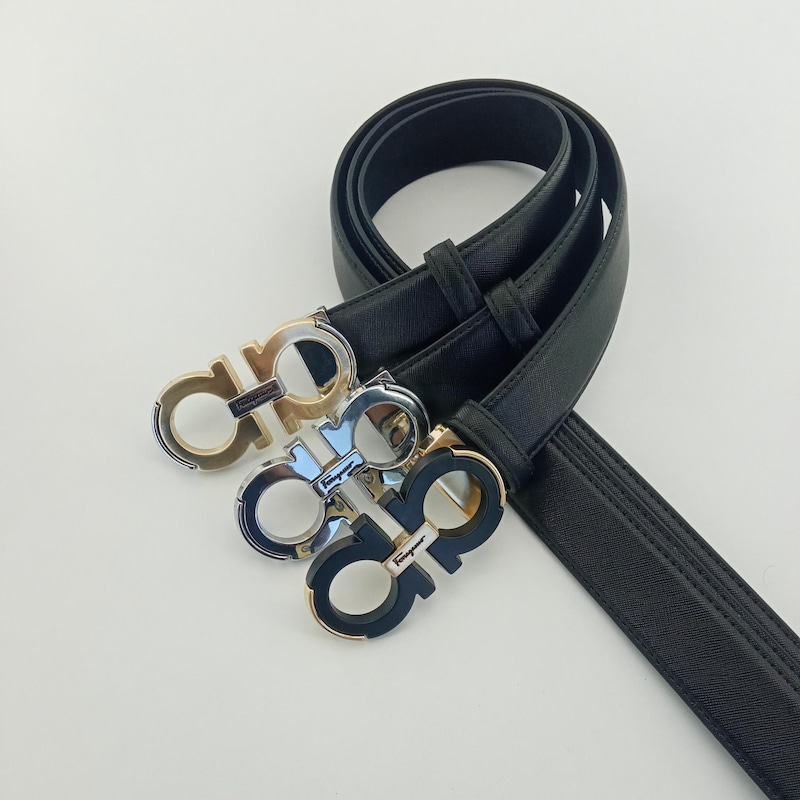 Black Belt Buckle Set - Etsy