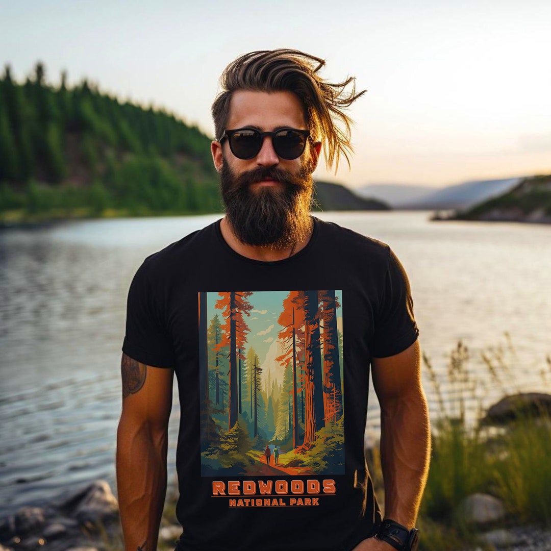 Redwood National Park California,national Parks T-shirt Gift ...