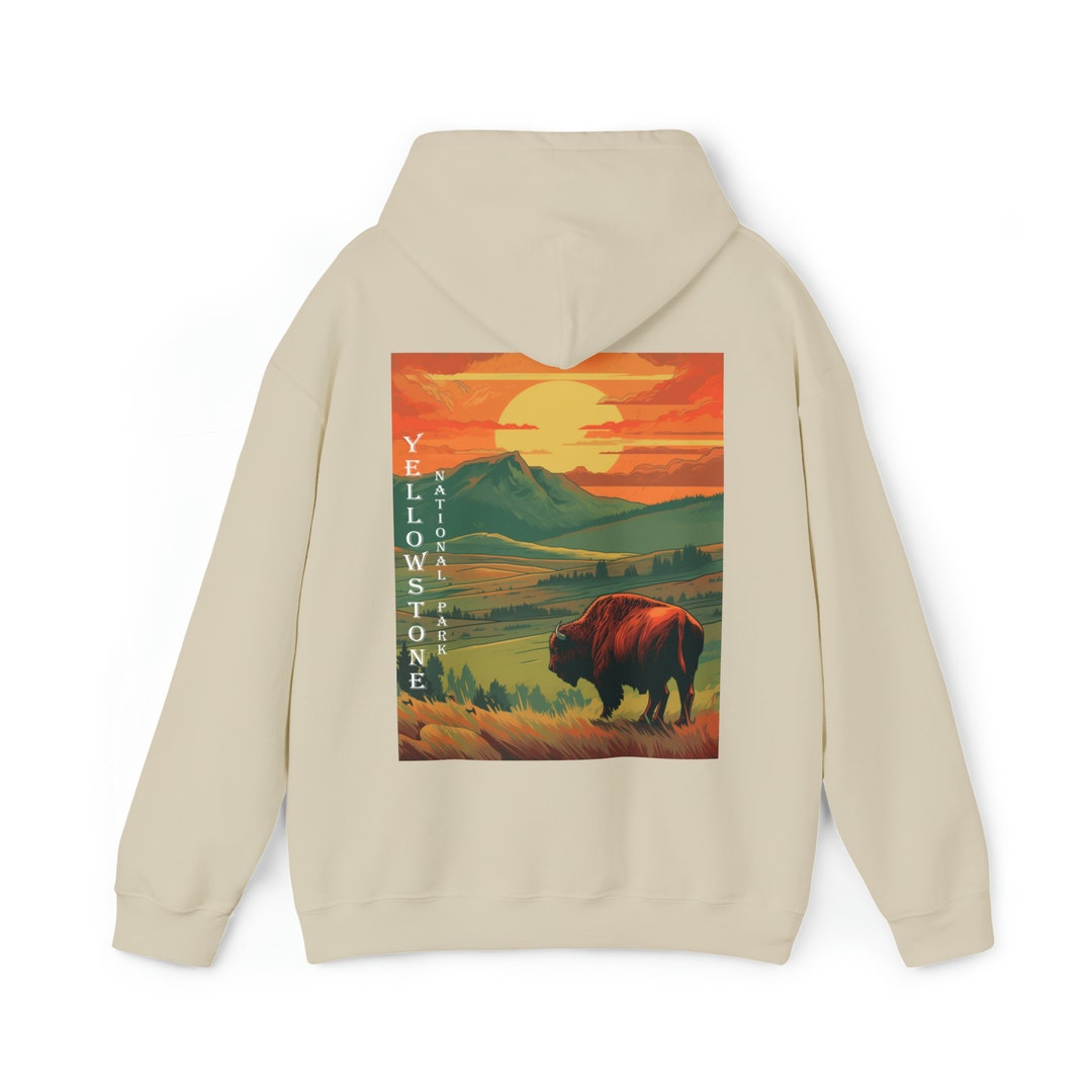 Yellowstone National Park Hoodie, Yellowstone Sweatshirt, Yellowstone ...
