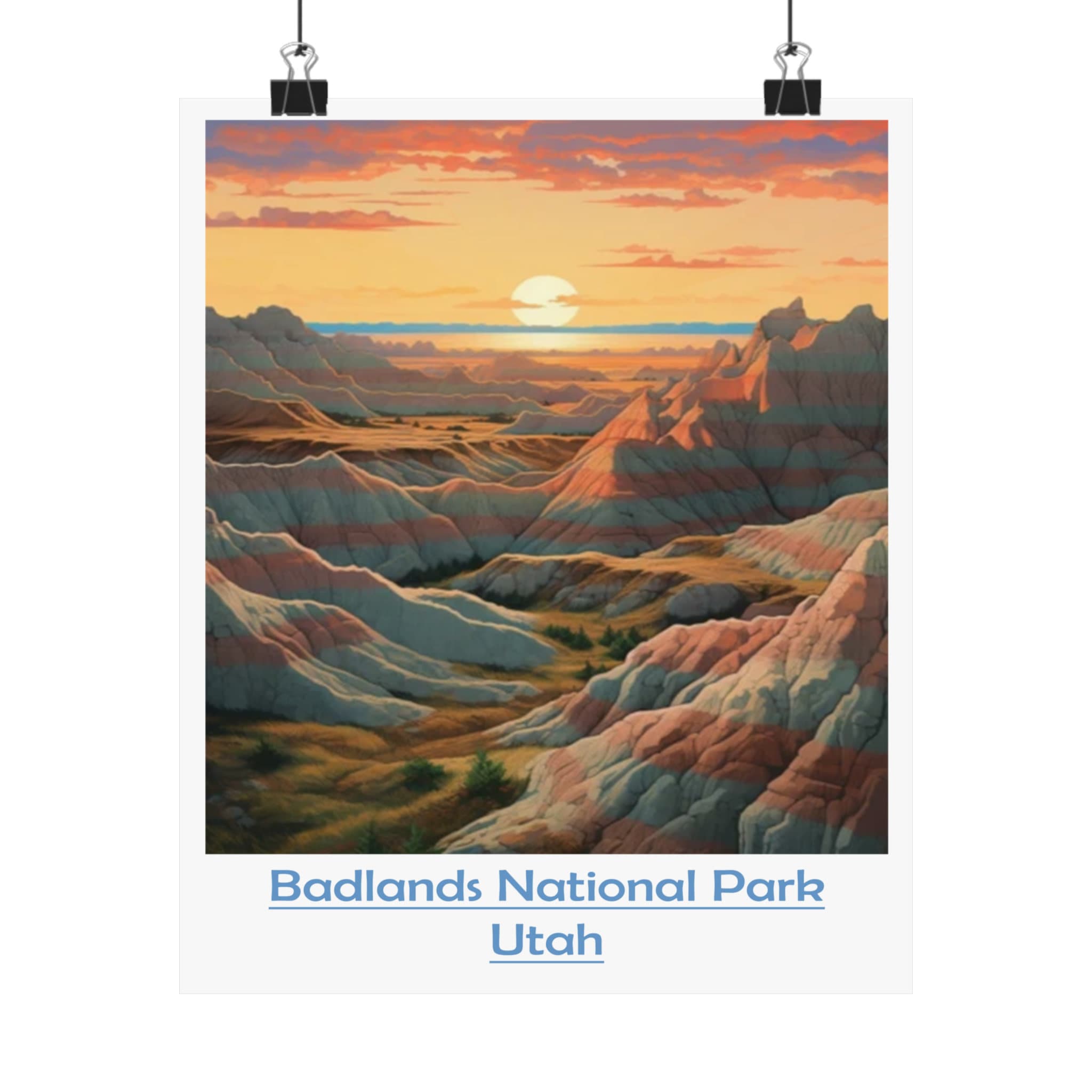 Badlands National Park Travel Print Wall Art Badlands National - Etsy