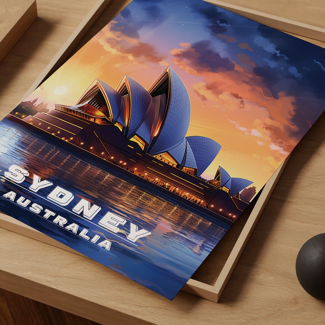 Sydney, Sydney Opera House, Sydney Travel Poster, Australia Wall Art ...