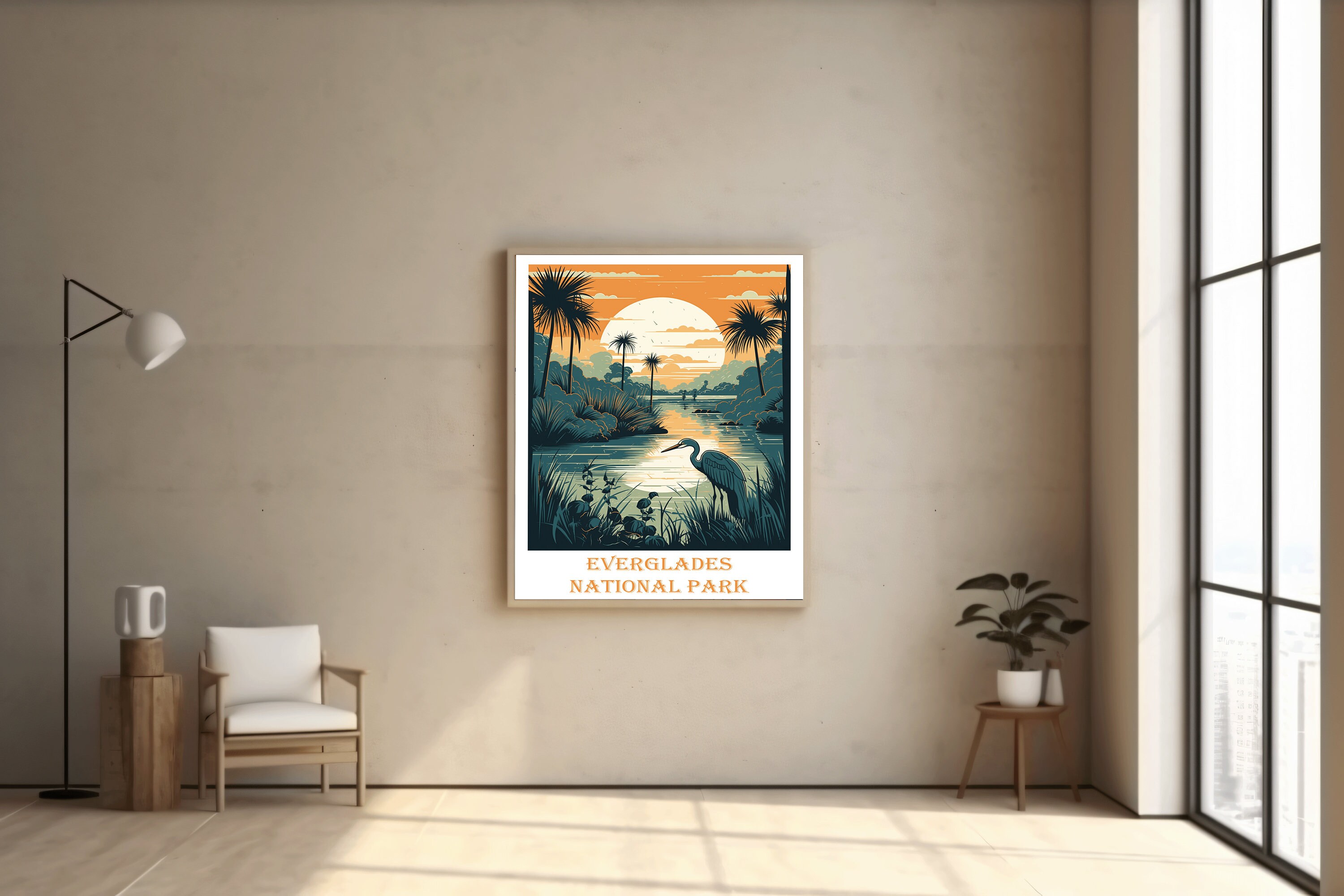 Everglades Poster, National Park, Everglades Print, Everglades, Travel ...