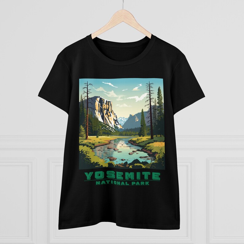El Cap Women's Tee, Yosemite National Park Gift T-shirt, Yosemite Half ...