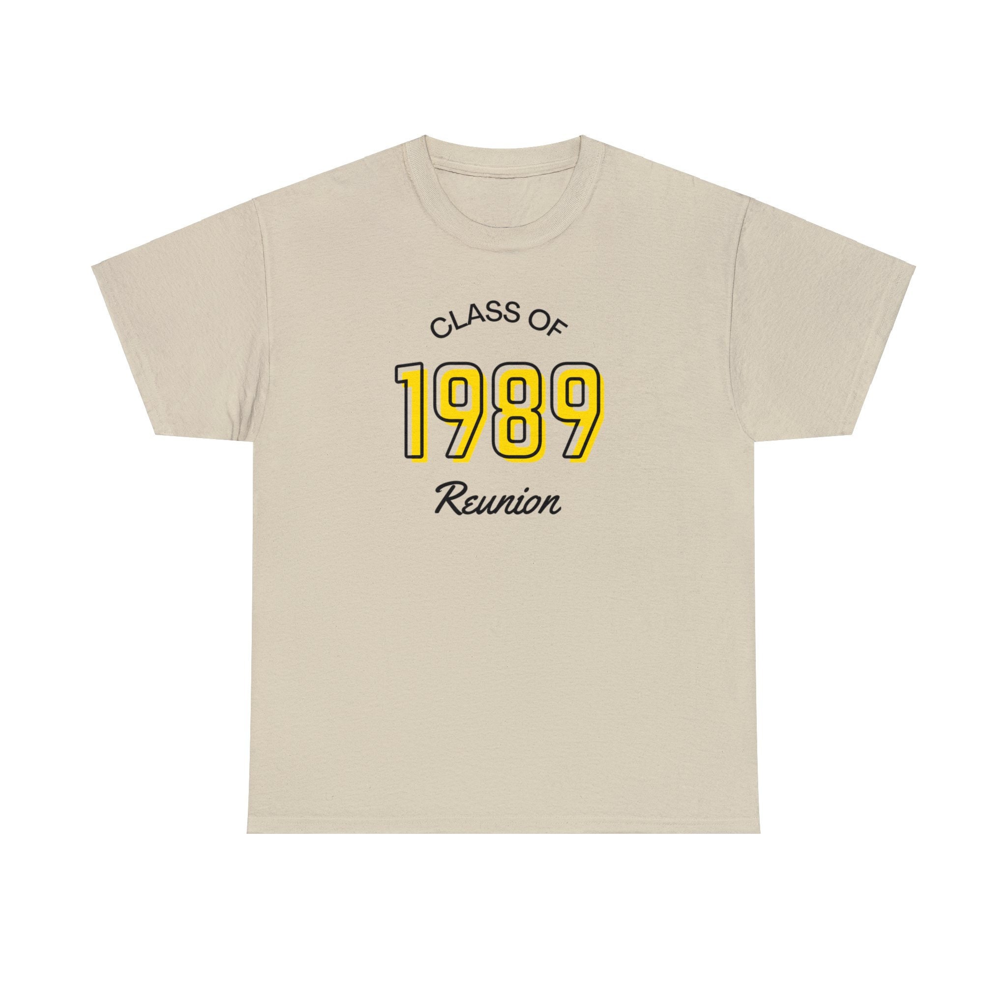 CUSTOMIZED CLASS REUNION Unisex Heavy Cotton Tee, Pick Your Year Class ...