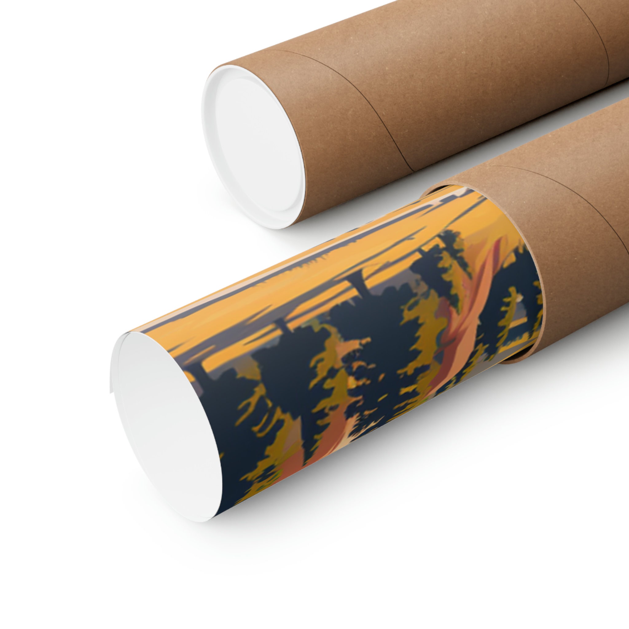 Yellowstone National Park Poster, Yellowstone Travel Print Wall Art ...