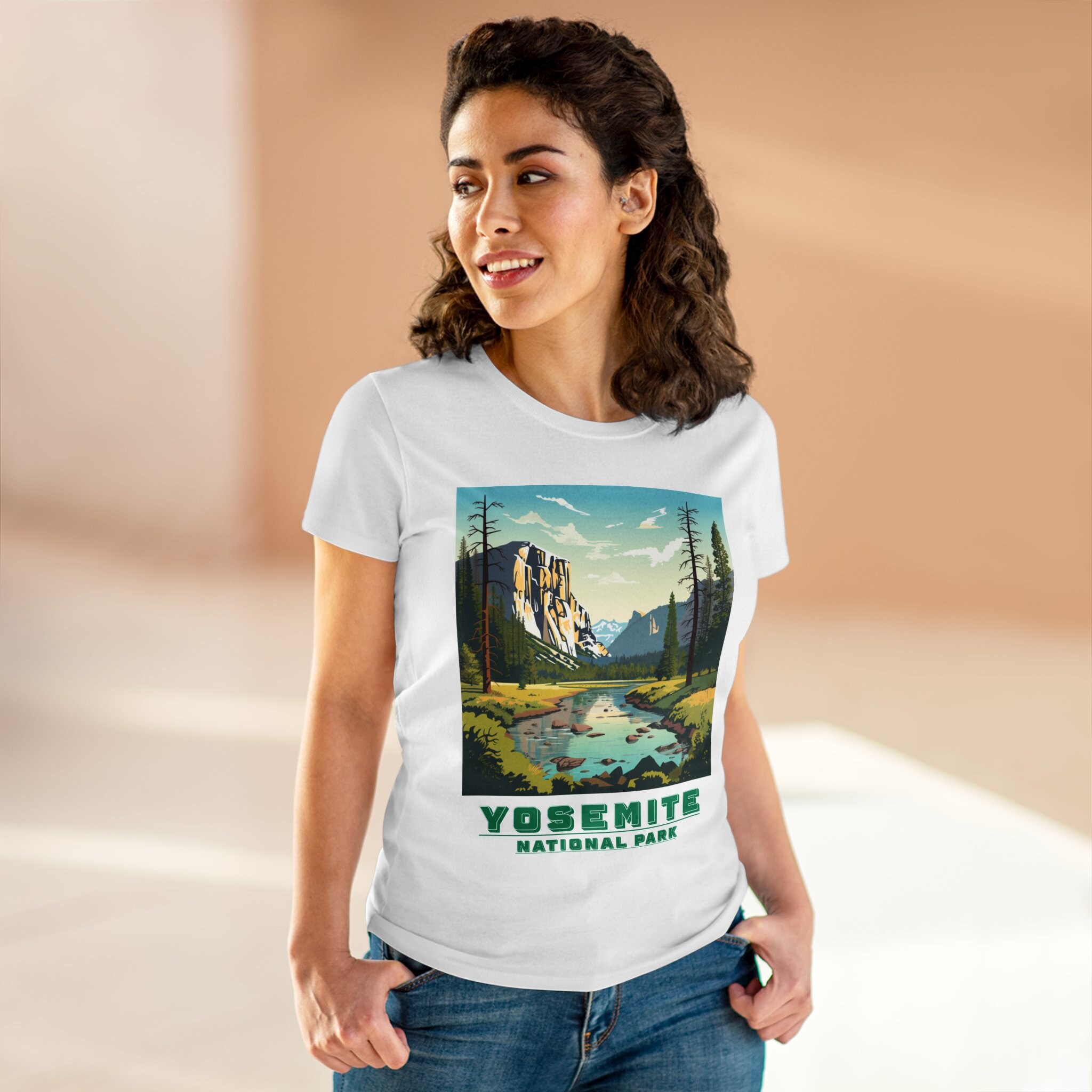 El Cap Women's Tee, Yosemite National Park Gift T-shirt, Yosemite Half ...