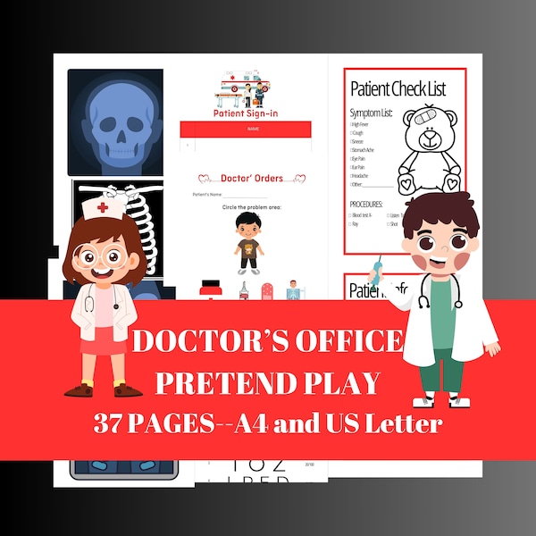 Doctor Pretend Play - Etsy