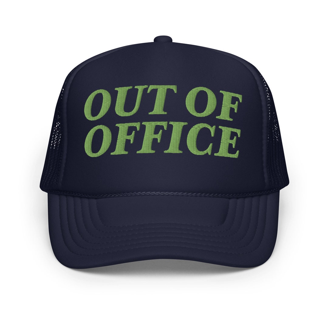 Out of Office Trucker Hat - Green - Etsy