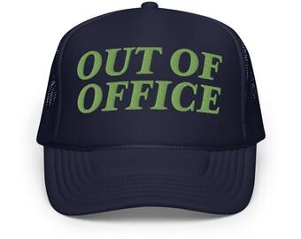 Out of Office Trucker Hat BLUE Unisex Trucker Hat Trendy Womens Hat - Etsy