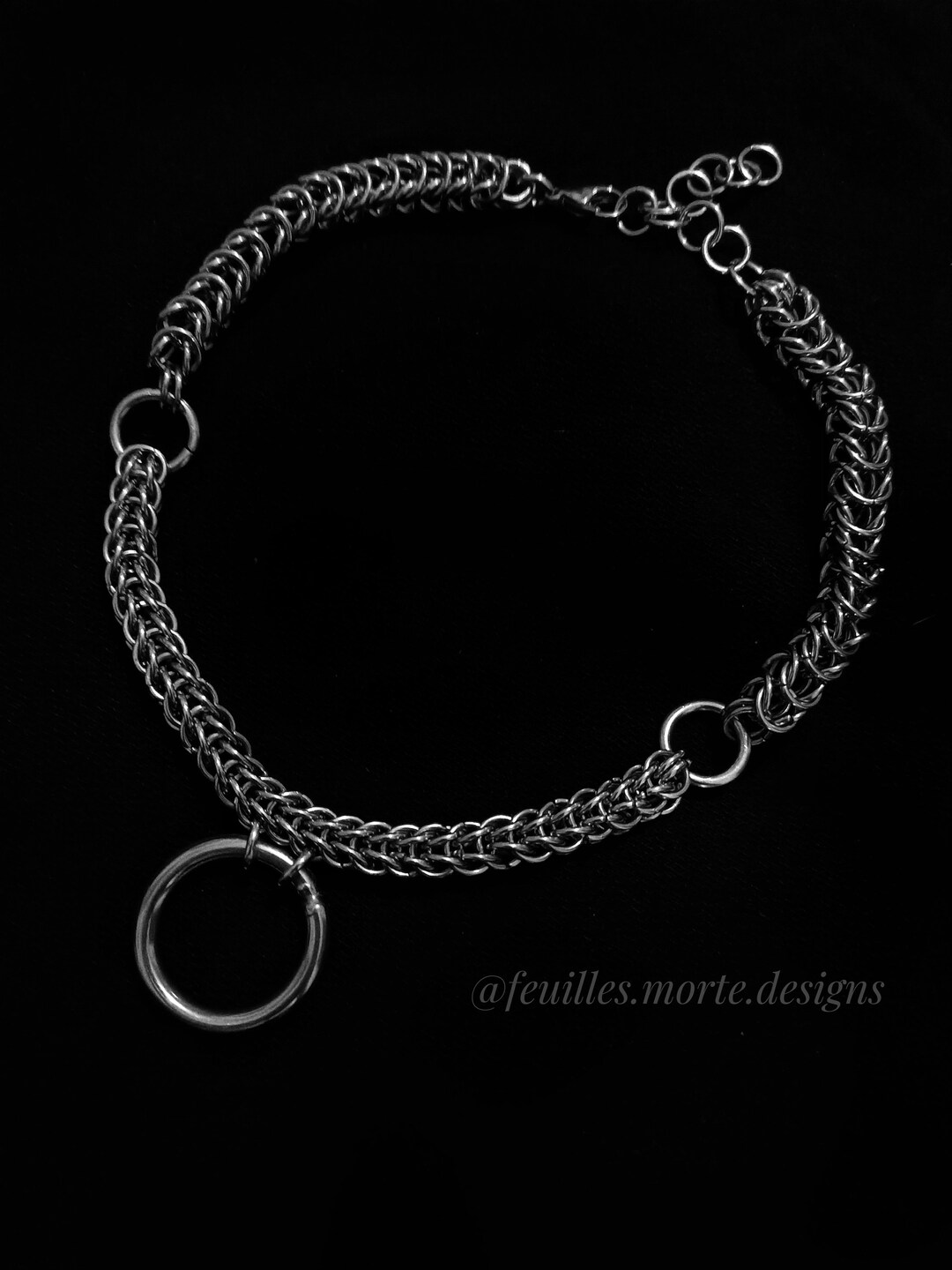 The "snakes and Ladders" Necklace - Handmade Chainmail Choker ...