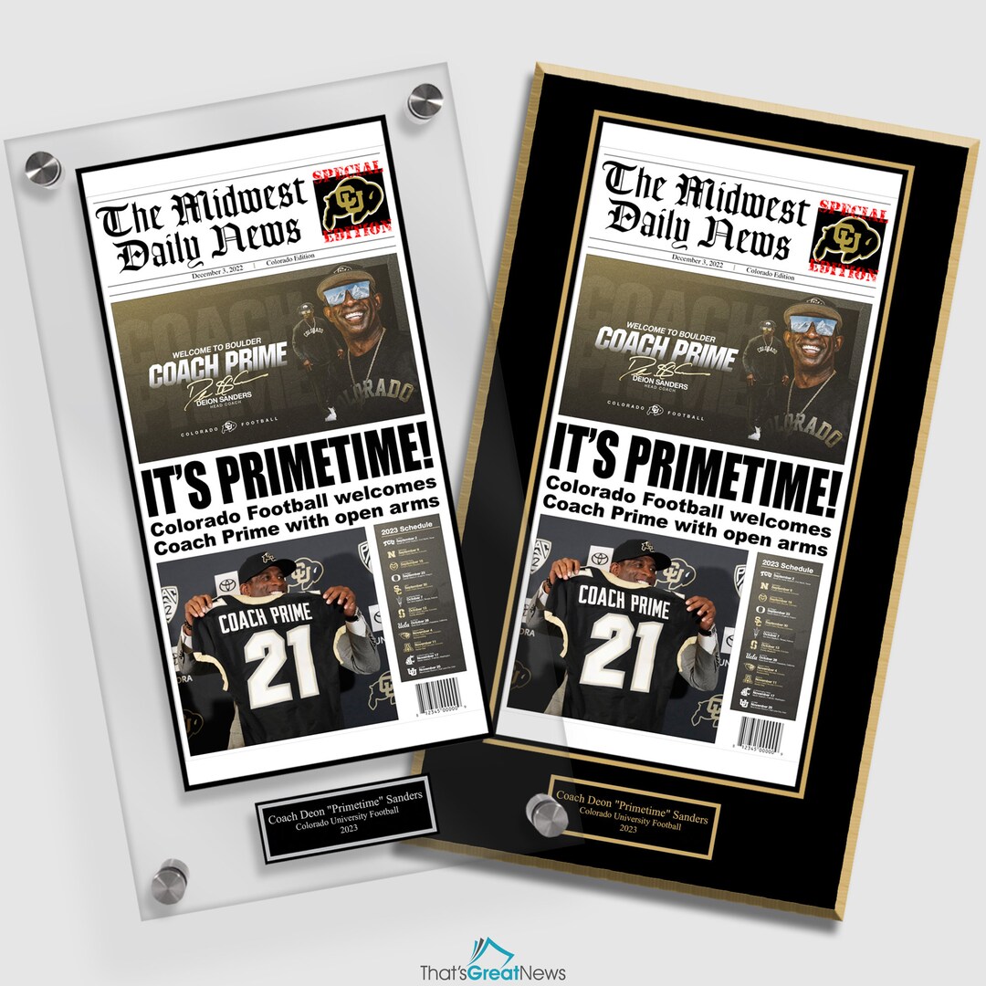 Colorado Hires Primetime as Head Football Coach - Etsy