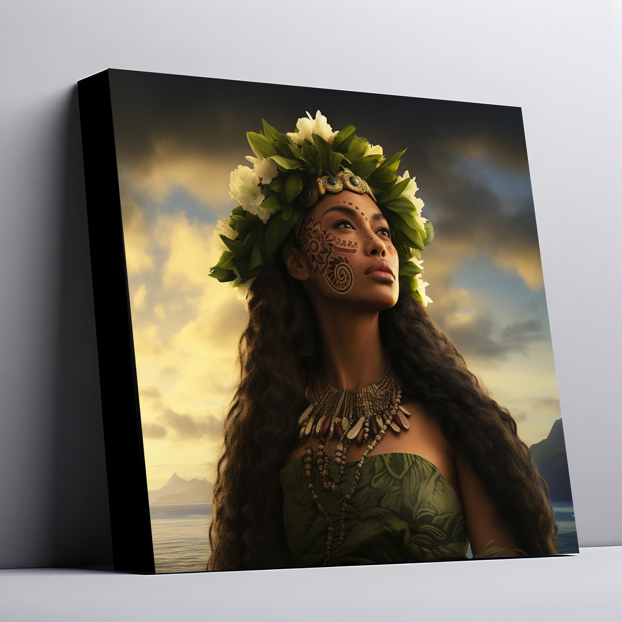 Polynesian Goddess Humea Goddess of Fertility and Earth Hula Art ...