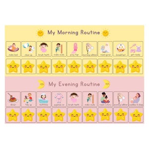 Islamic Routine Chart for Children - Etsy