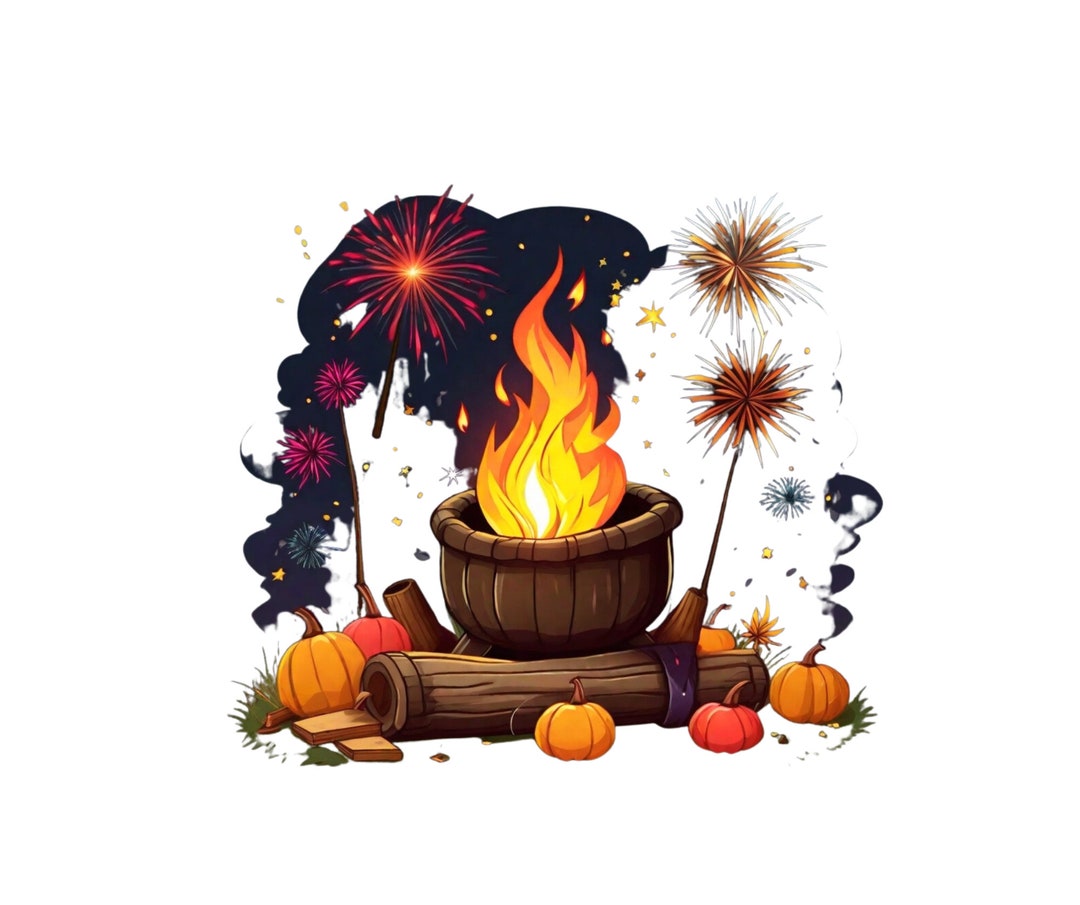 Bonfire Night Clipartguy Fawkesfirework - Etsy